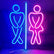 RESTROOM Neon LED Sign – Beeaster