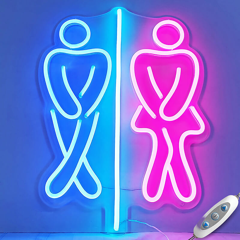 RESTROOM Neon LED Sign (Size 19.7"x15.7") – Beeaster
