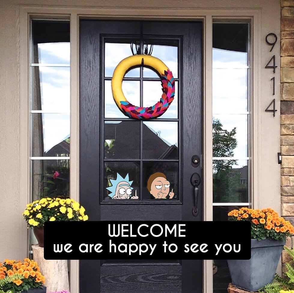 "Rick & Morty" Middle Finger Stickers – Beeaster